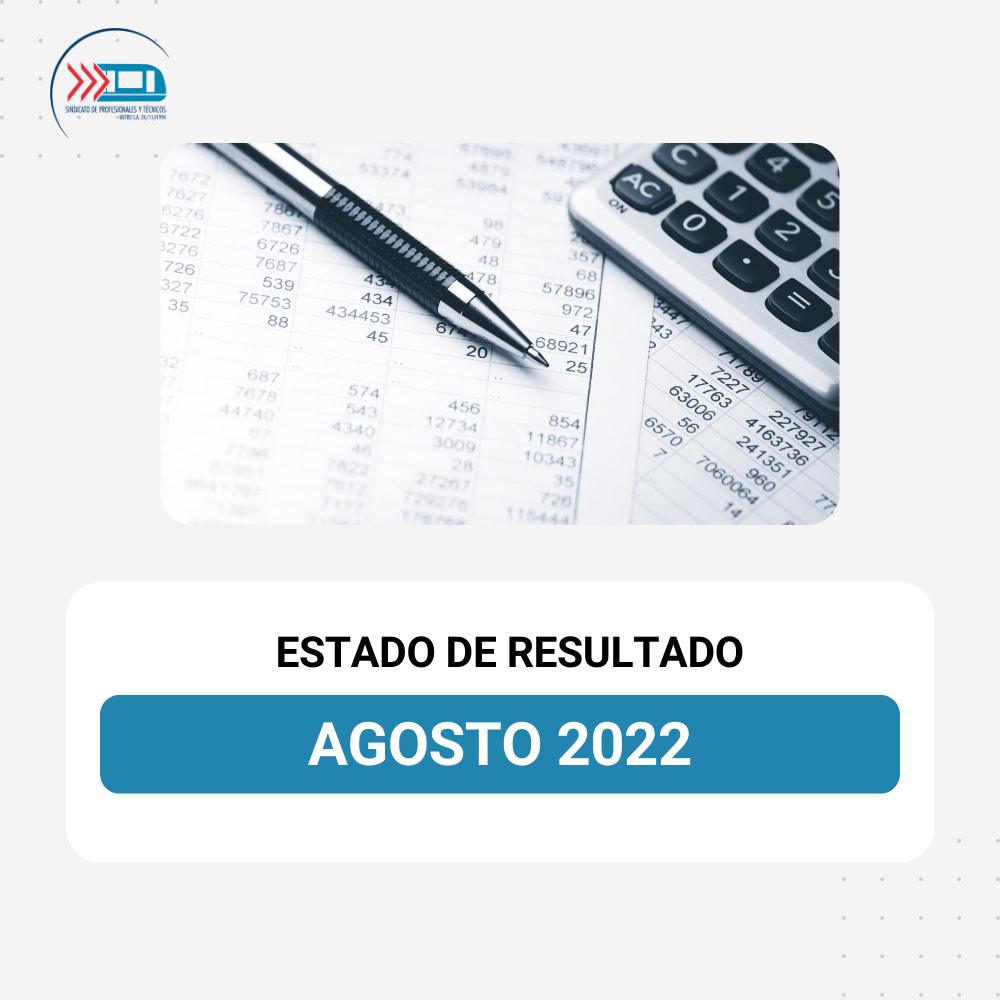 ESTADO DE RESULTADO AGOSTO 2022 – S2Metro